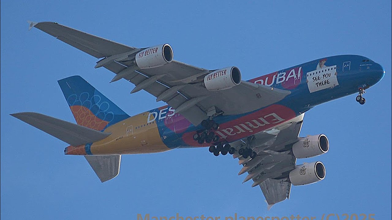 #Emirates Destination Dubai Livery A380-861 A6-EES On EK21 Heading To ...