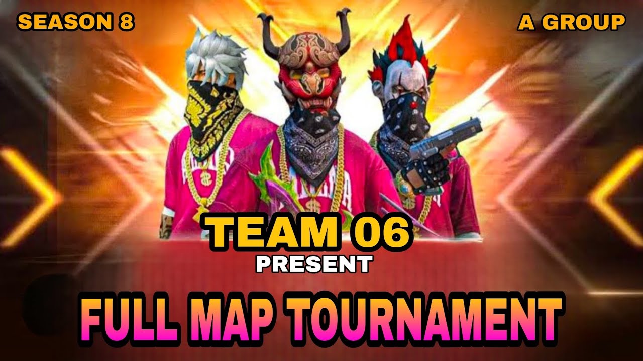 TEAM 06 PRESENT S8 FULL MAP TOURNAMENT 2K24 #freefire #livestream # ...