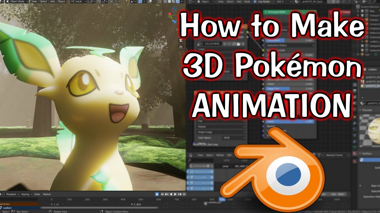 How to create 3D pokémon animation? - YouTube