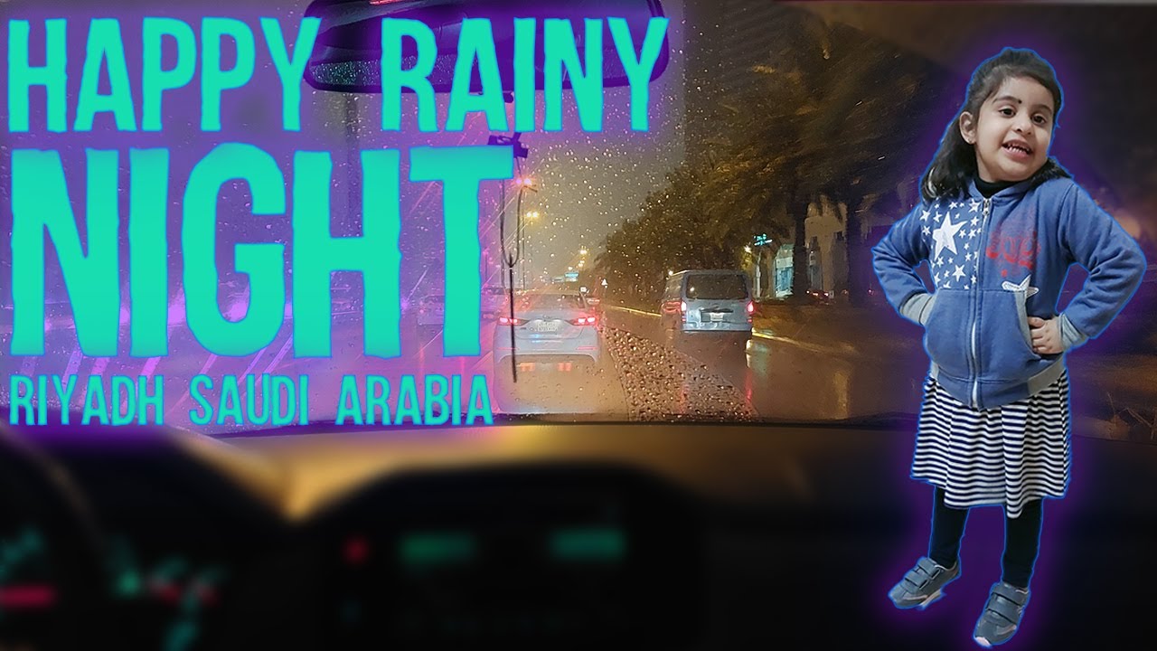 Heavy Rain Fall in Riyadh - YouTube