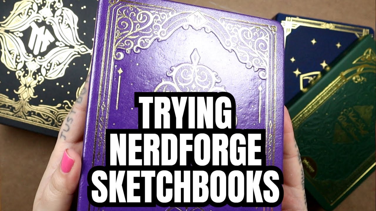 Discovering the Magic: Trying Nerdforge Sketchbooks, New Paints and ...