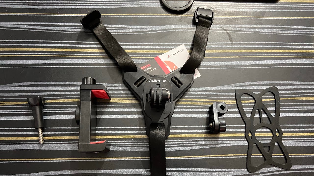 Helmet Camera mount unboxing for mobile and go pro action camera#vlogs ...