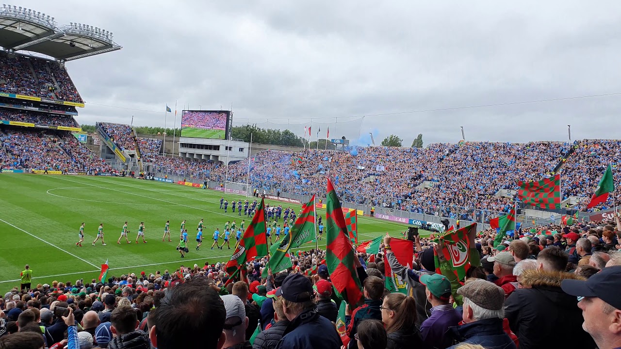 Dublin v Mayo semi final parade - YouTube