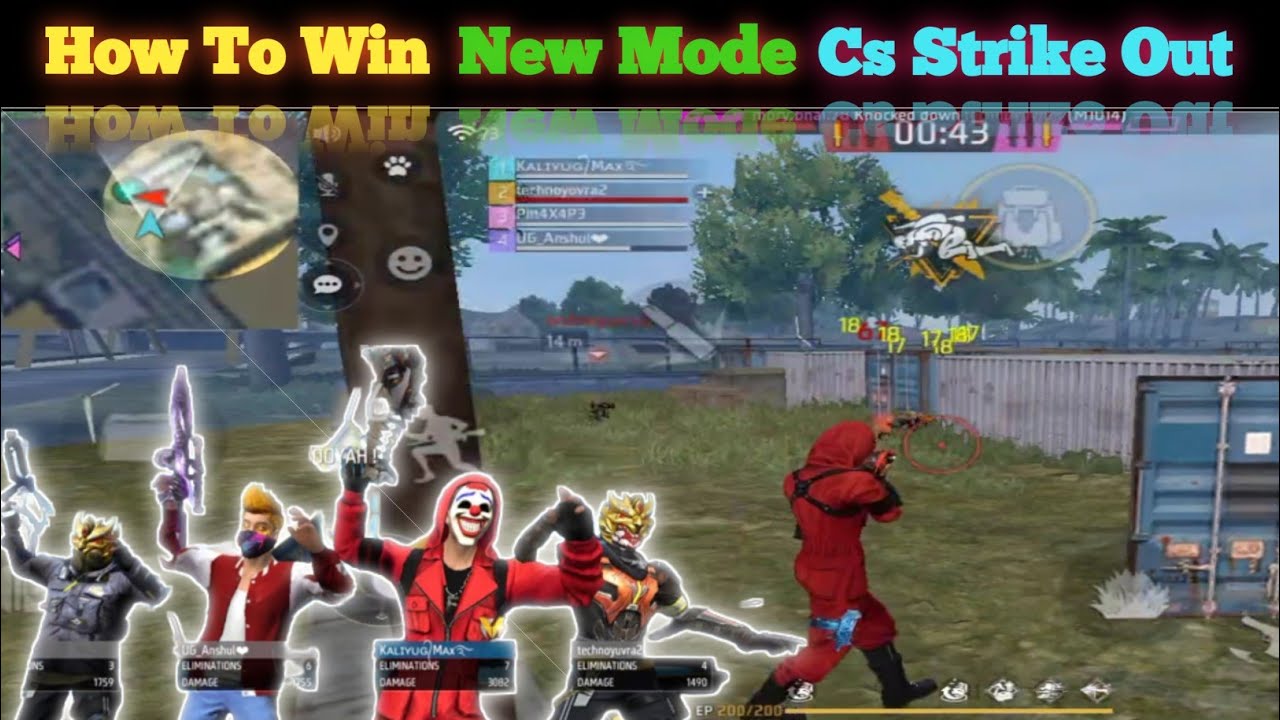 How To Win New Mode Cs Strike Out |Cs Strike Out Mode Kese Khele|New ...