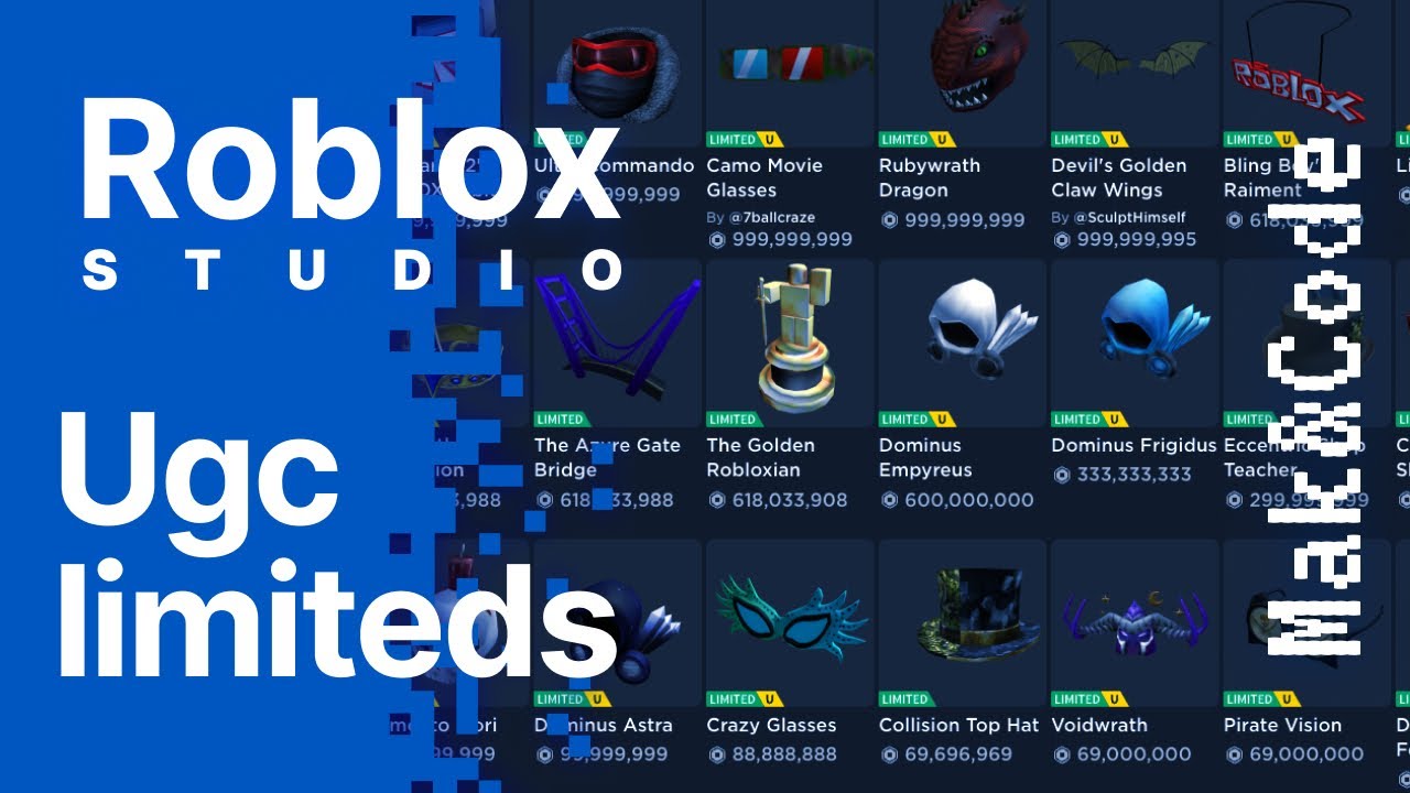 ROBLOX | Что такое ugc limiteds? - YouTube