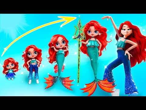 Mermaid Chelsea is Growing Up! 30 LOL OMG DIYs