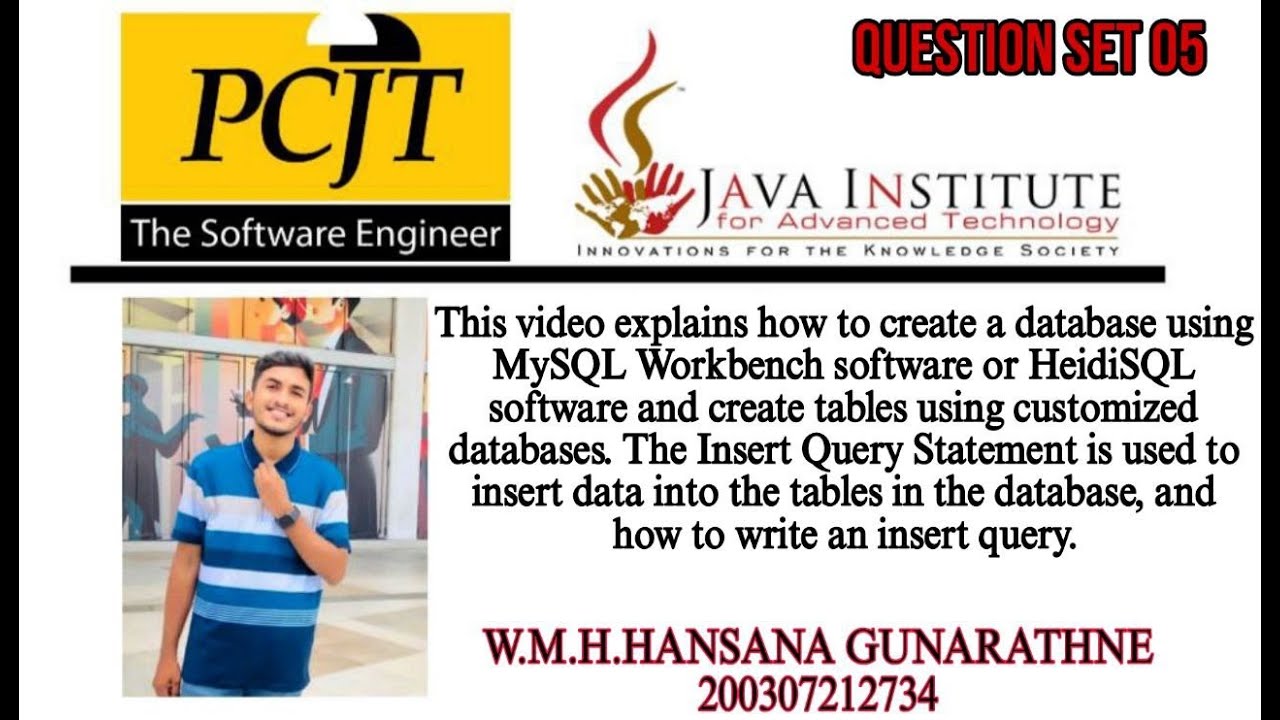 Question Set 05 Database Management System Java Institute Youtube 8984