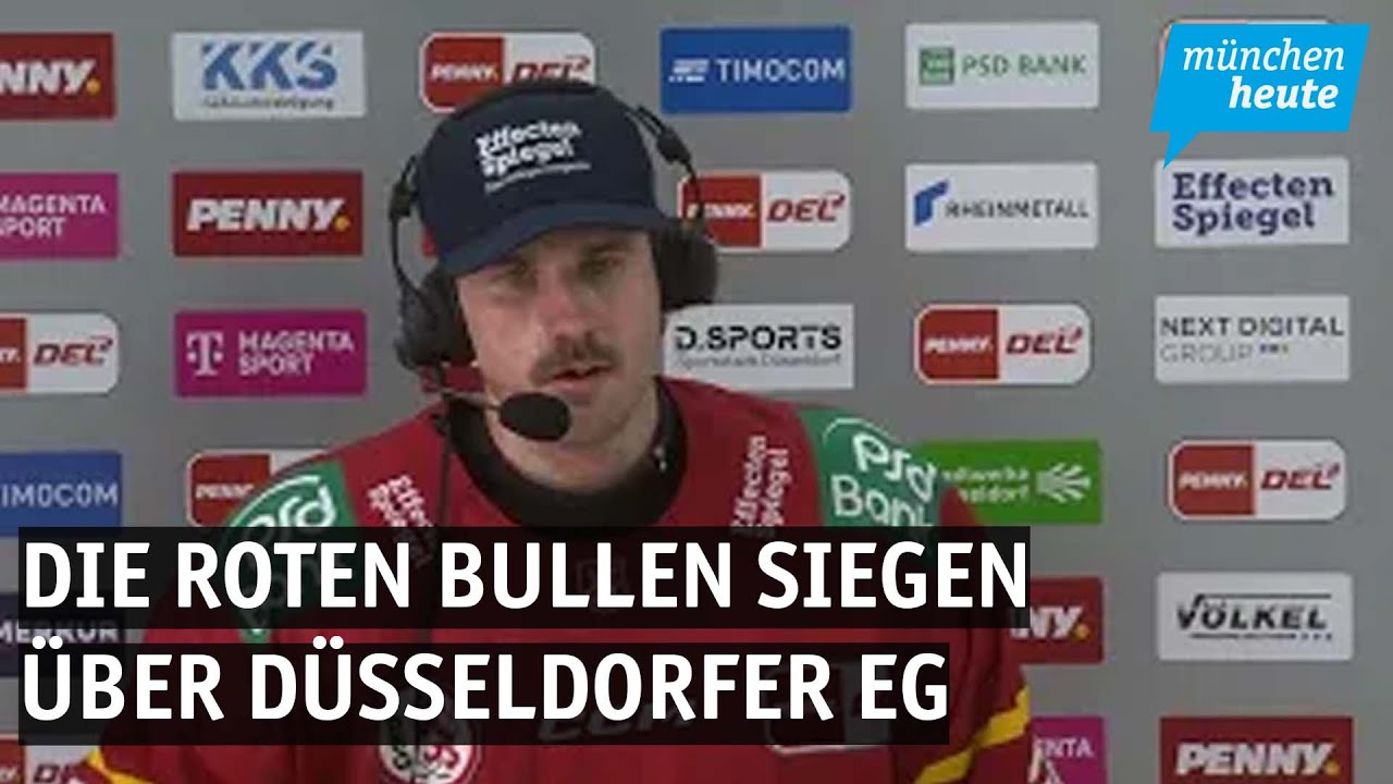 Die Roten Bullen konnten gegen die Düsseldorfer EG ihren fünften Sieg ...