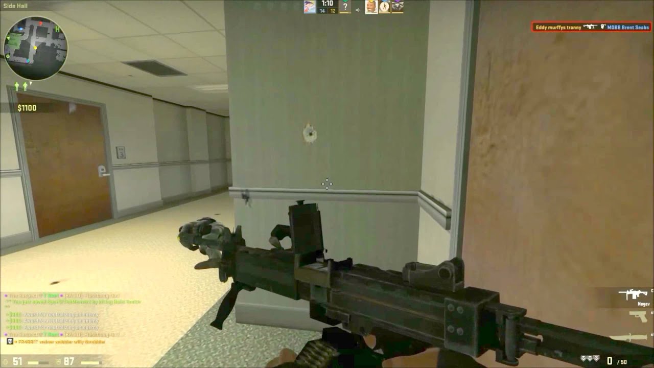 CS GO: How to use the Negev skillfully. - YouTube