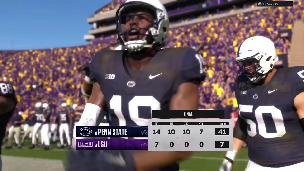 Season 3 Penn State vs LSU - YouTube