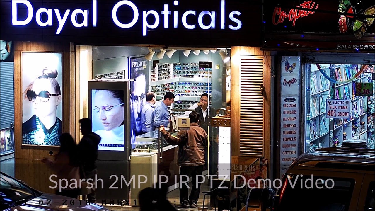 Sparsh 2MP IP IR PTZ Live Video - YouTube