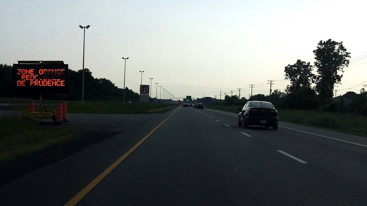 Autoroute 40 (Exits 96 to 108) eastbound - YouTube