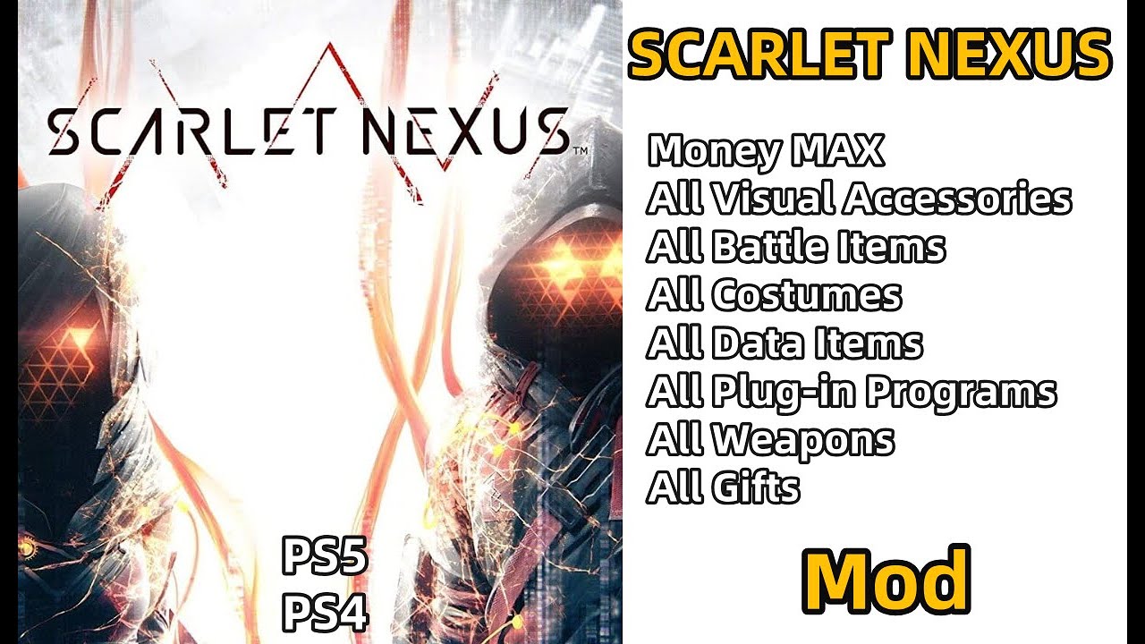SCARLET NEXUS Mod Cheat SE Save Modding SCARLET NEXUS Cheats Mods - YouTube