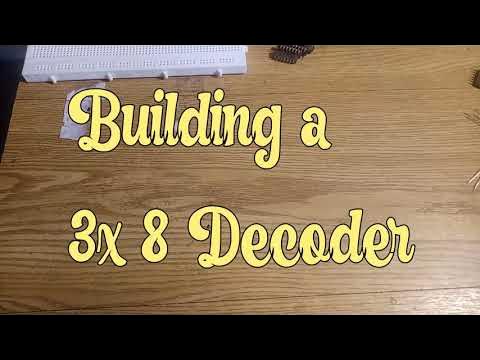 3x8 Decoder Actual Implementation Logic Gates - YouTube