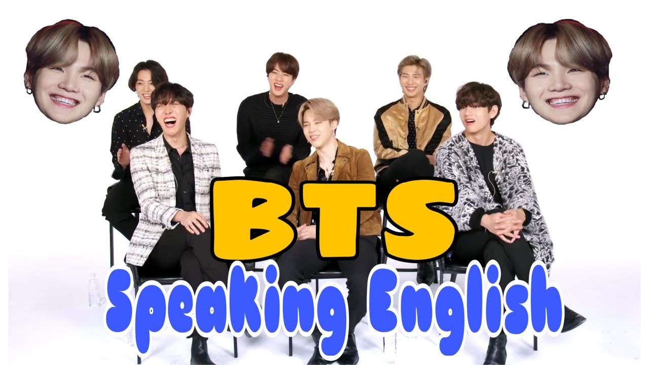 BTS Speaking English 2020 - YouTube