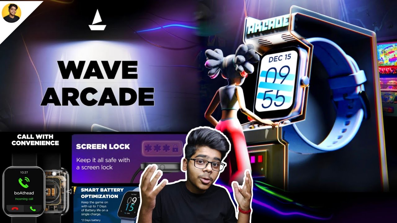 Boat Wave arcade Smartwatch 🔥 launching soon | specifications and ...