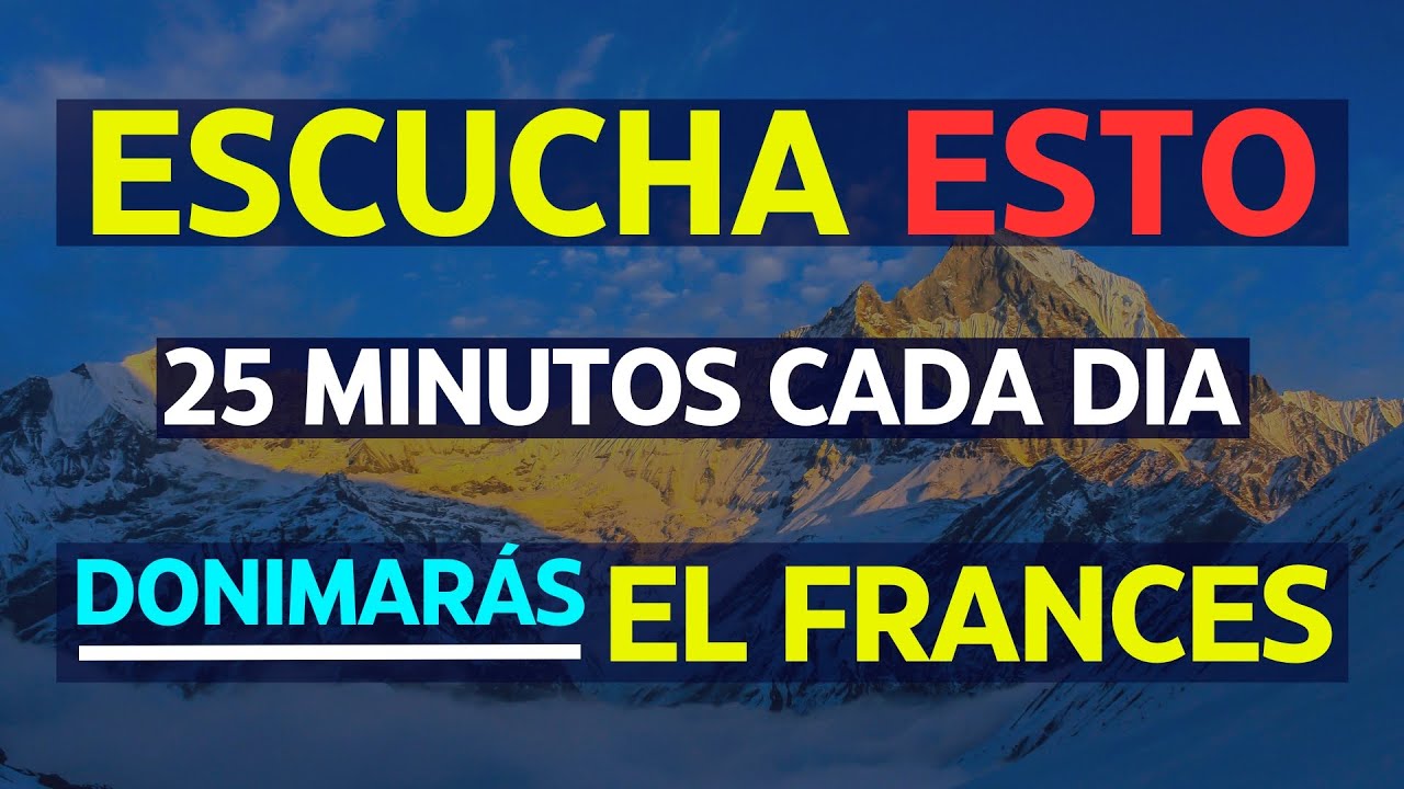 😱SI ESCUCHAS ESTO PODRAS ENTENDER EL FRANCES EN MENOS DE 1 HORA APRENDE ...