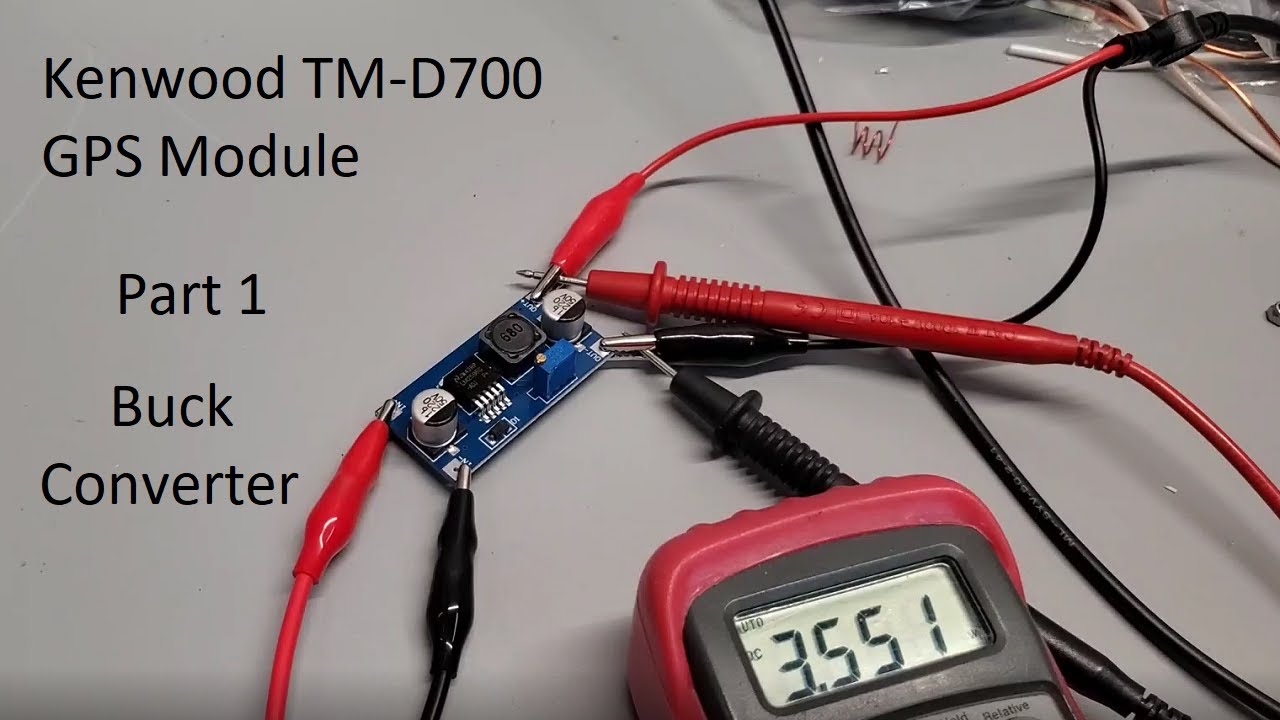 GPS for Kenwood TM D700 Part 1 Power Supply - YouTube