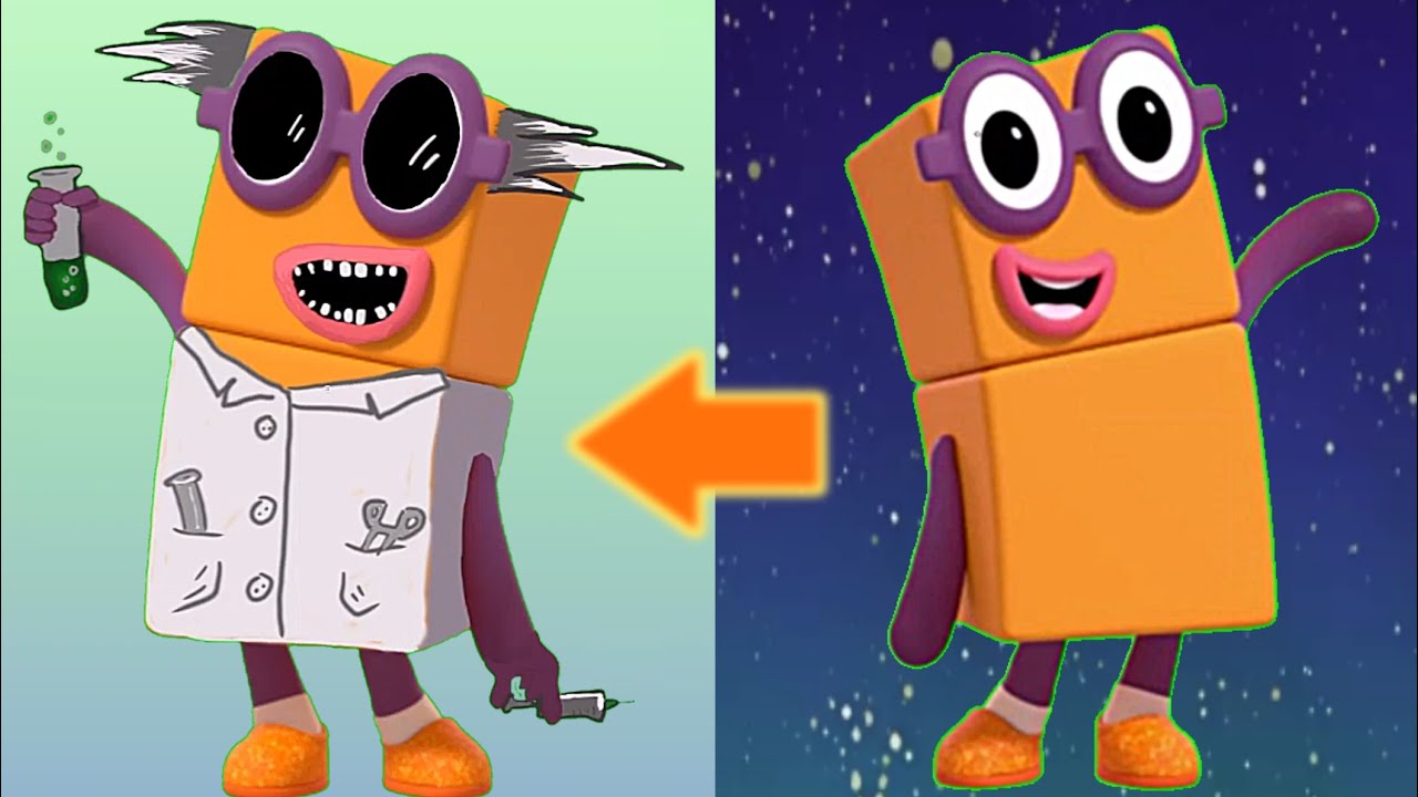 Numberblocks 2 Crazy Doctor Version | Numberblocks Crazy | Crazy Design ...