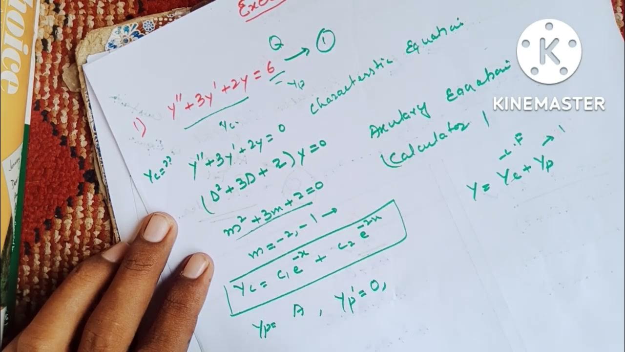 Linear Higher Order Differential Equation |CF&PI| Exercise4.4||Problem 1& 2||lecture71|| Urdu ...