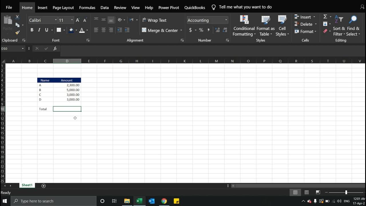 Excel Auto Sum Shortcut Key YouTube excel-auto-sum-shortcut-key-youtube