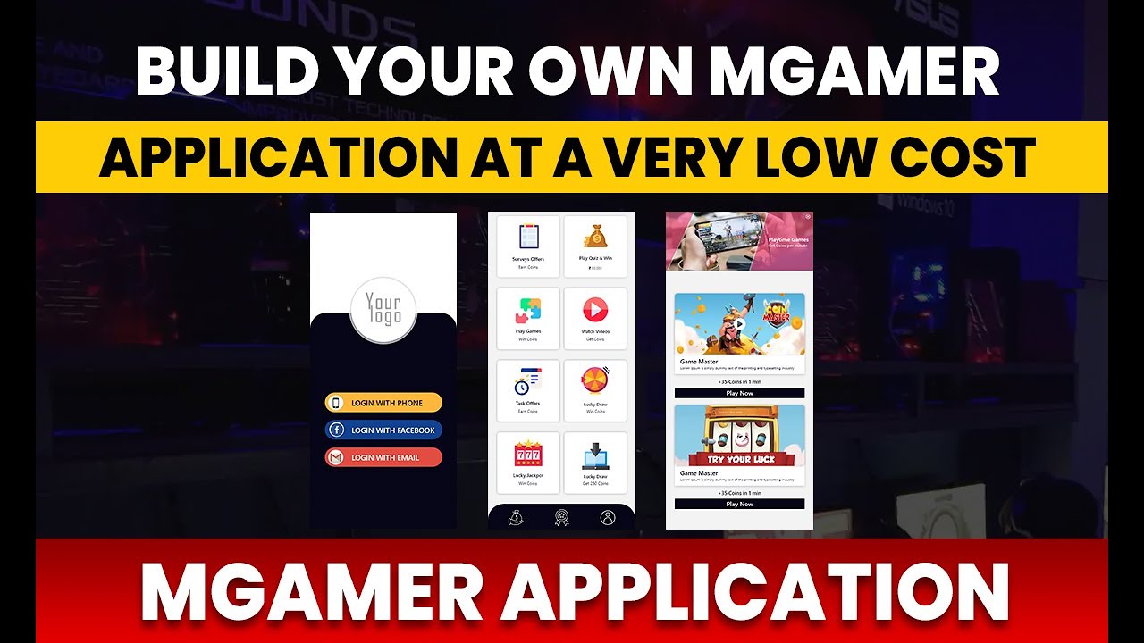 Make your own MGamer Application at a very low cost🔥|| Demo Video of ...