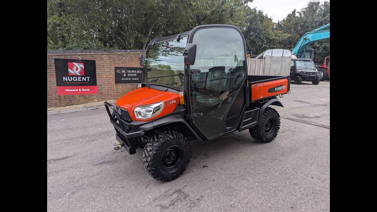 KUBOTA RTV X1110 WALKAROUND VIDEO - YouTube