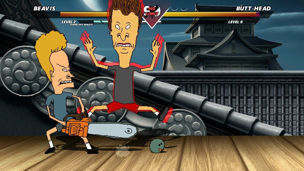 BEAVIS vs BUTT HEAD - Highest Level Awesome Fight! - YouTube