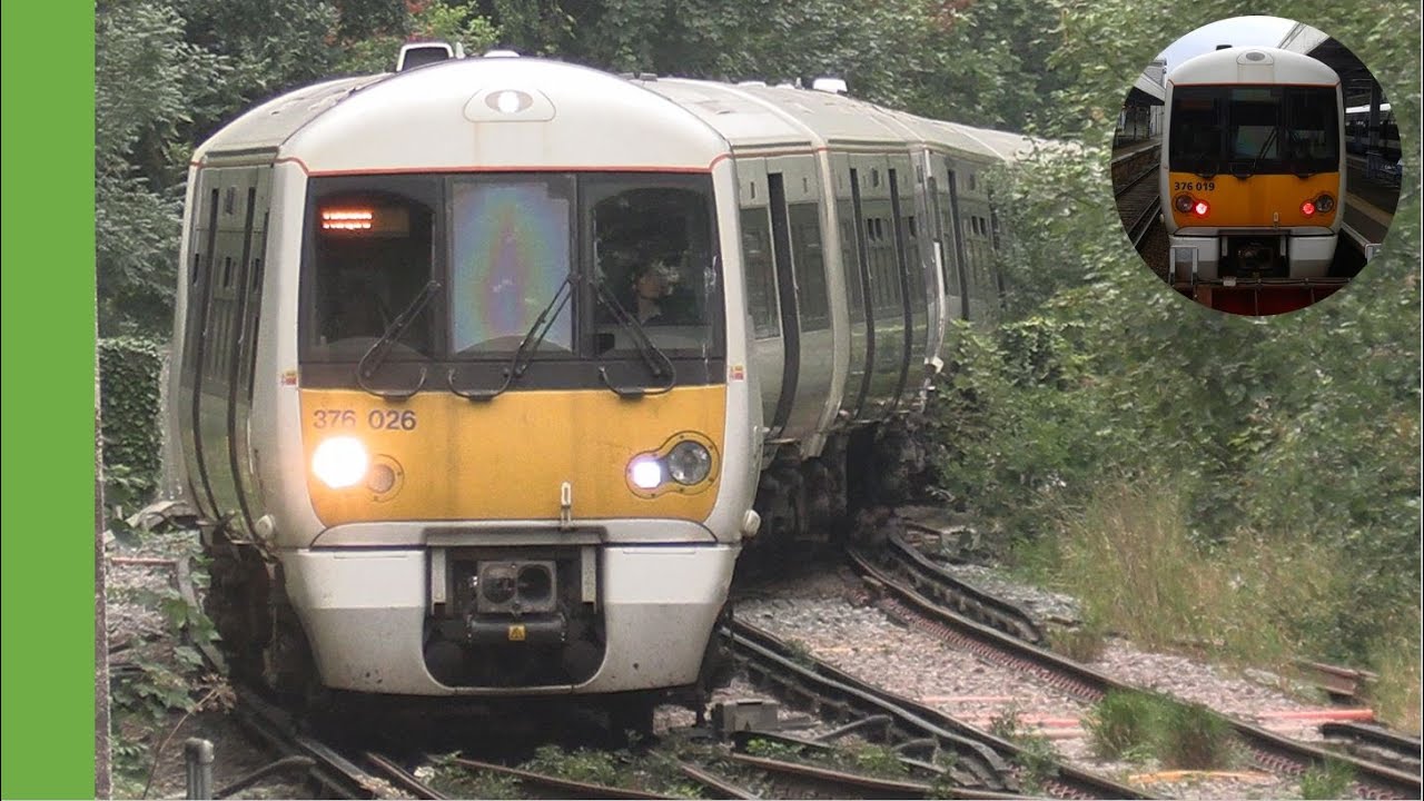 Class 376 arrives at Hayes - YouTube