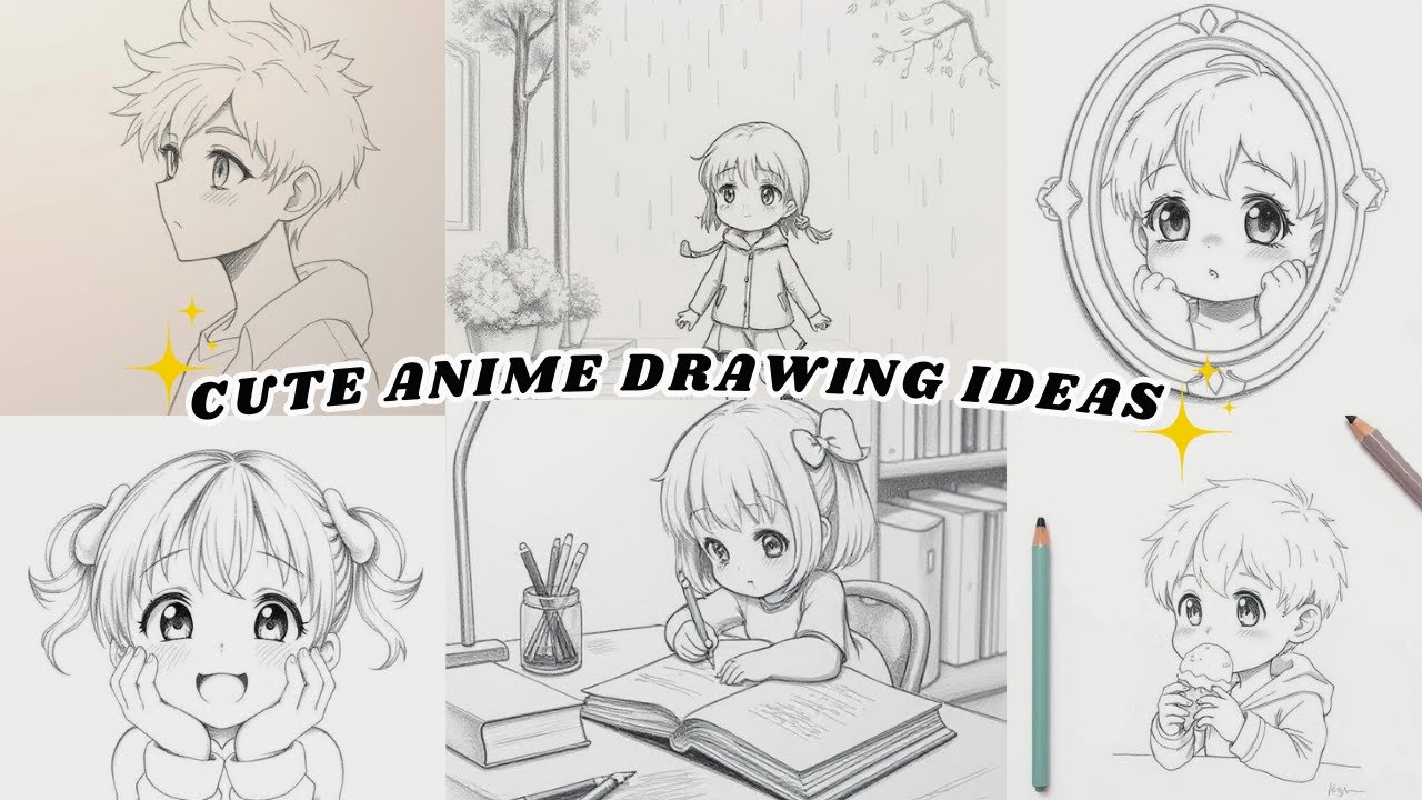 Awesome Anime Drawing Ideas You NEED to Try! Cute and Easy Anime ...
