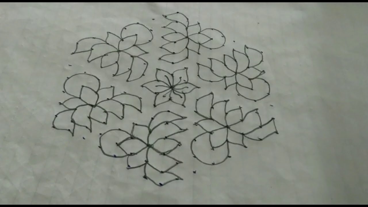 pandaga muggulu/dipawali or dewali rangoli/chukkala muggulu/festival ...