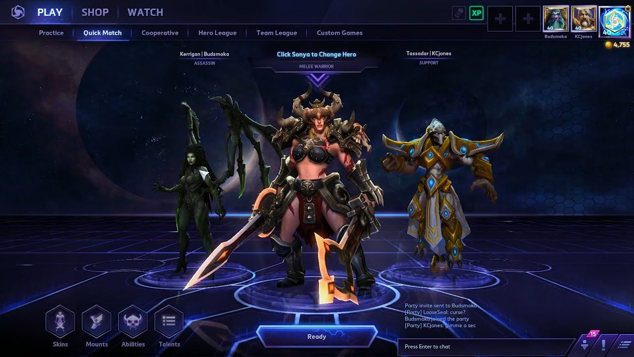 Heroes of the Storm Sonya Whirlwind Build - YouTube