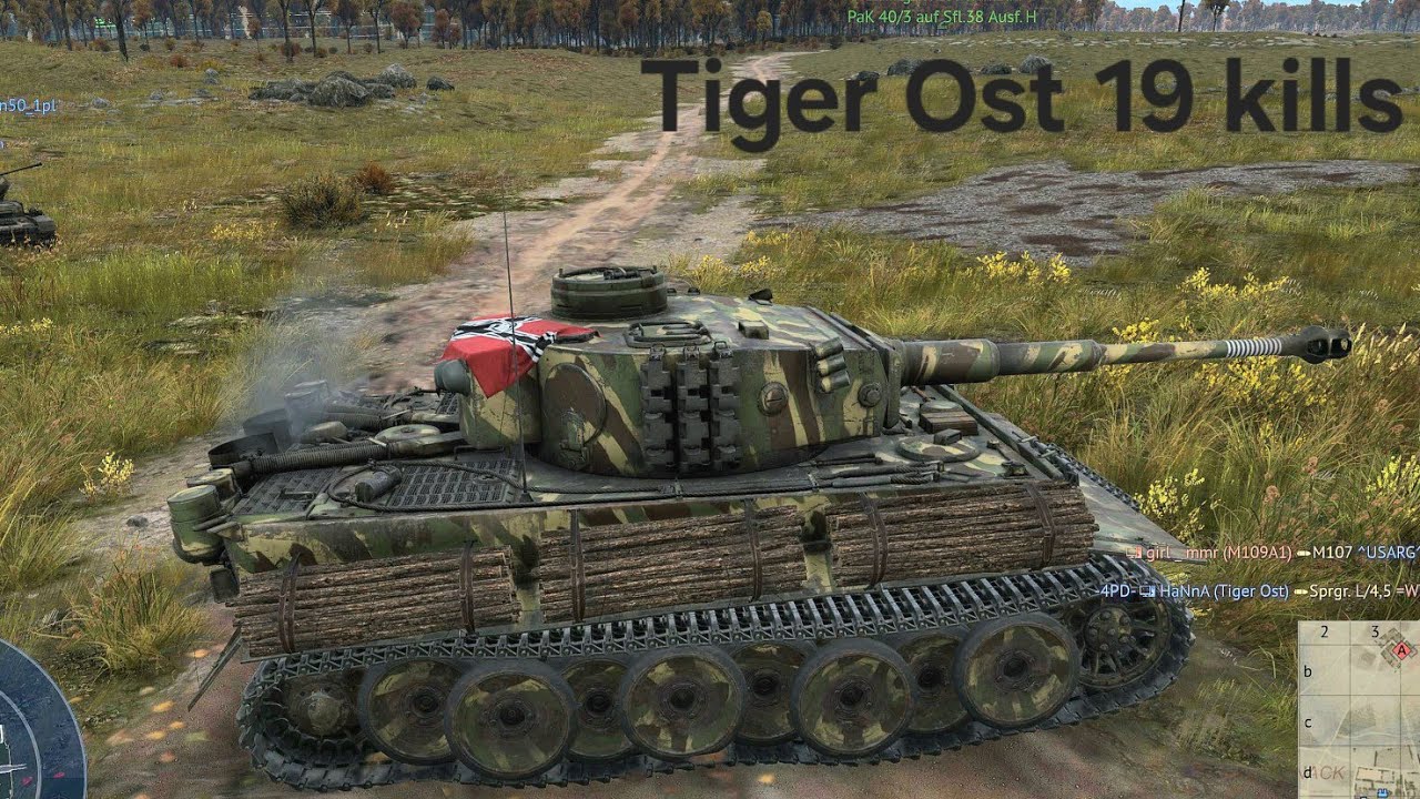 War Thunder new Tiger Ost is great - 19/1 - YouTube