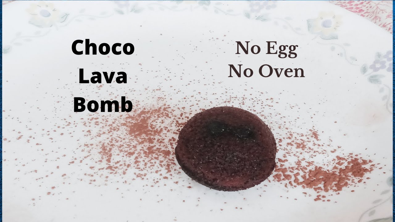 Choco lava bomb|5 मिनट चोको लावा केक बिना Oven |suji choco lava bomb ...