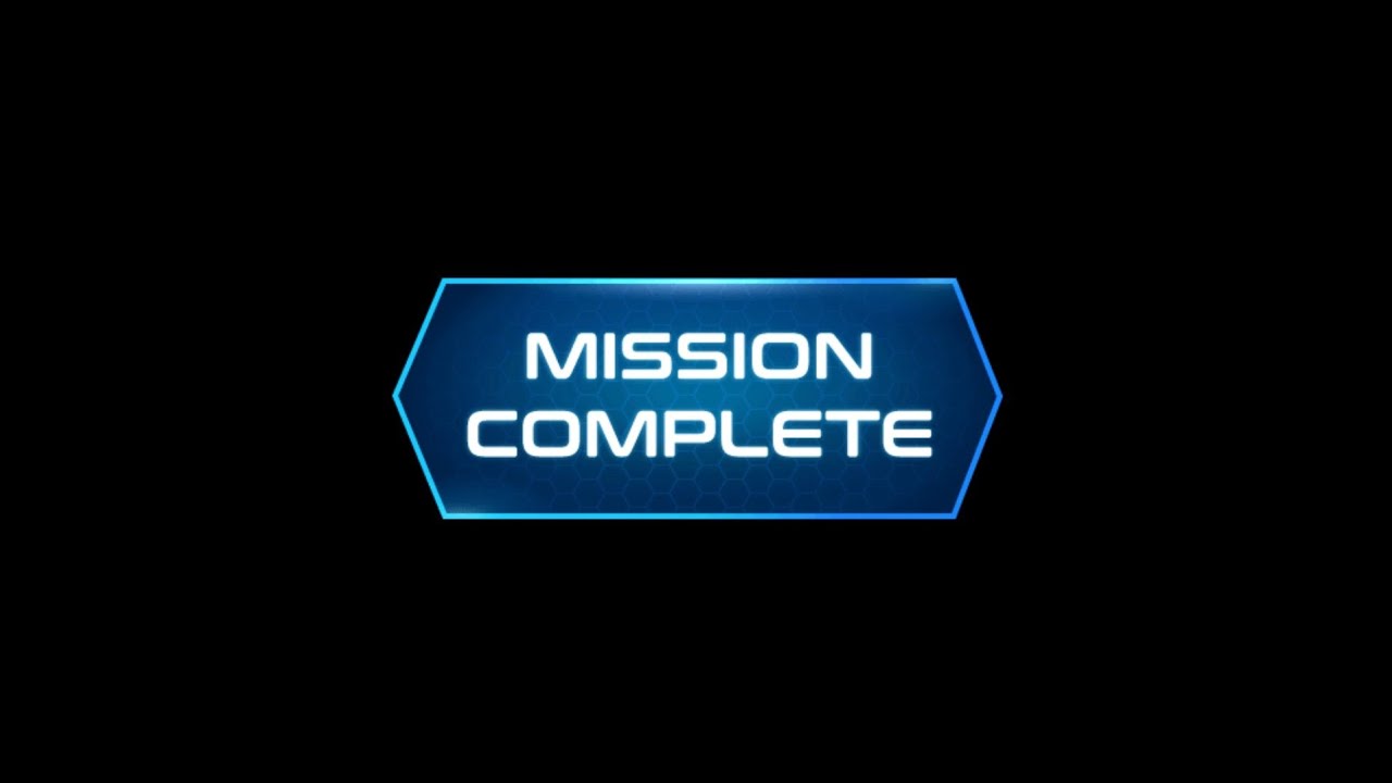 FREE MISSION COMPLETE OVERLAY ANIMATION FOR EDITS - YouTube