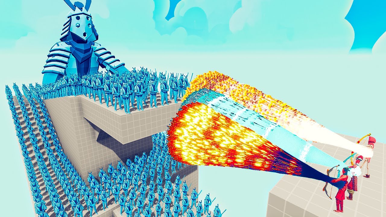 100x ICE SAMURAI + 2x GIANT vs 3x EVERY GOD - Totally Accurate Battle ...