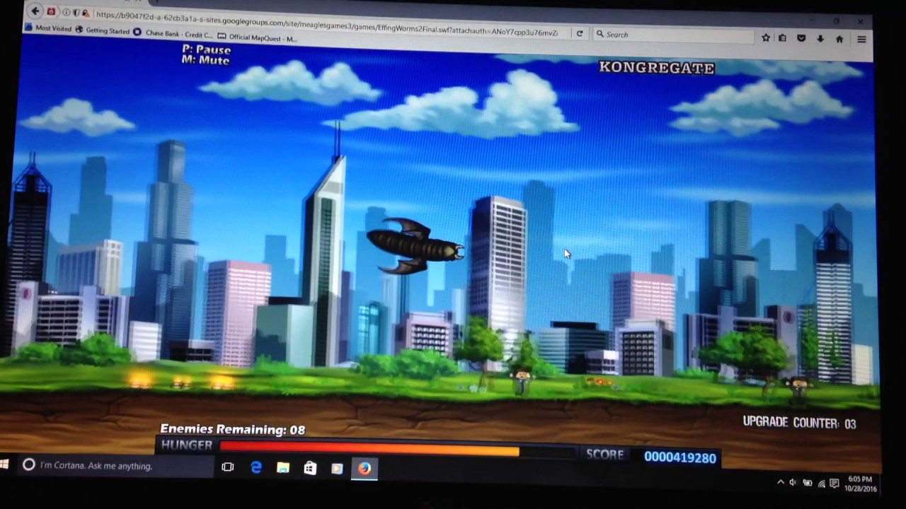 Effing worms 2!!! - YouTube