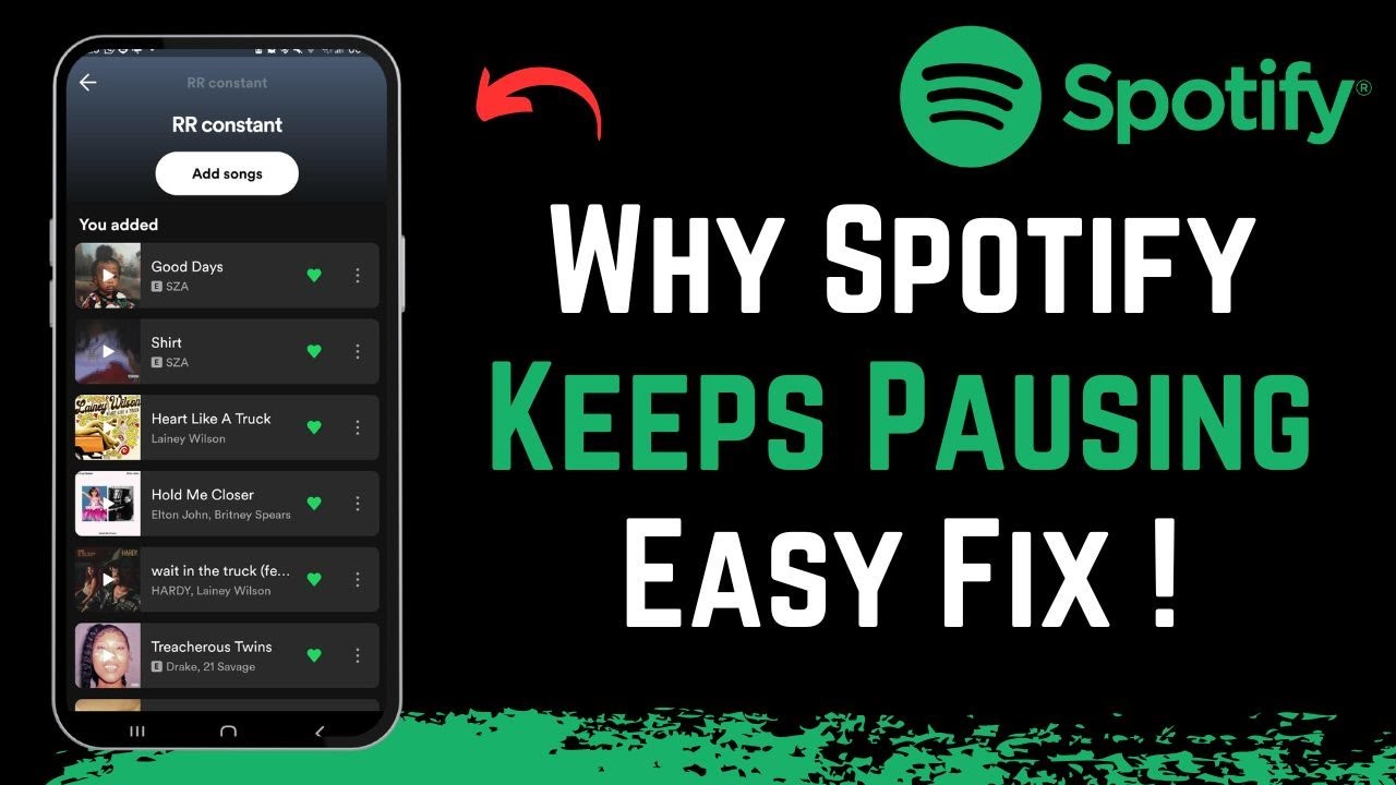 Why Does My Spotify Keep Pausing ! - YouTube
