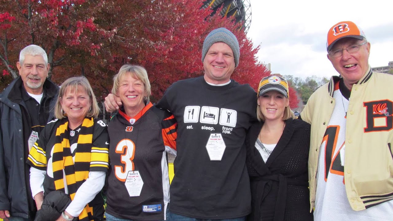 Ryan Biddle Front Row Experience: Steelers Football Game - YouTube