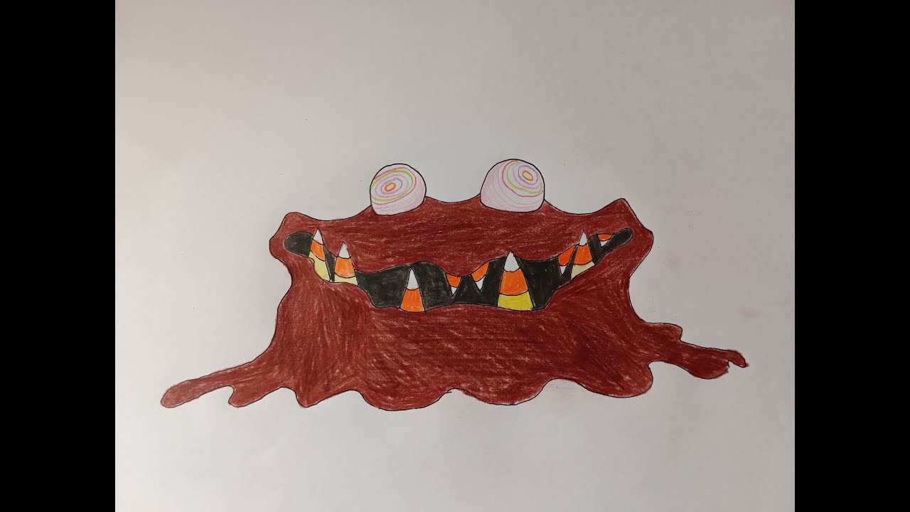 How To Draw The Fudge Monster from The Amazing Digital Circus - YouTube