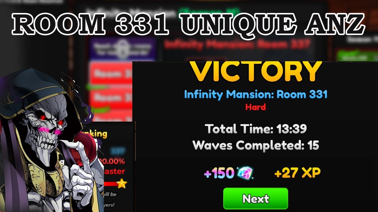 [1 Unique Anz ] Infinity Castle Room 331 Season 11 | Anime Adventures ...