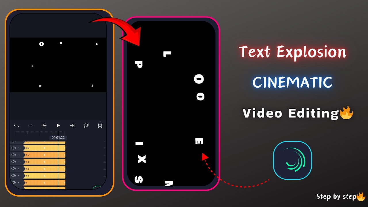Make Your Text Explode! Alight Motion Viral Animation Tutorial - YouTube