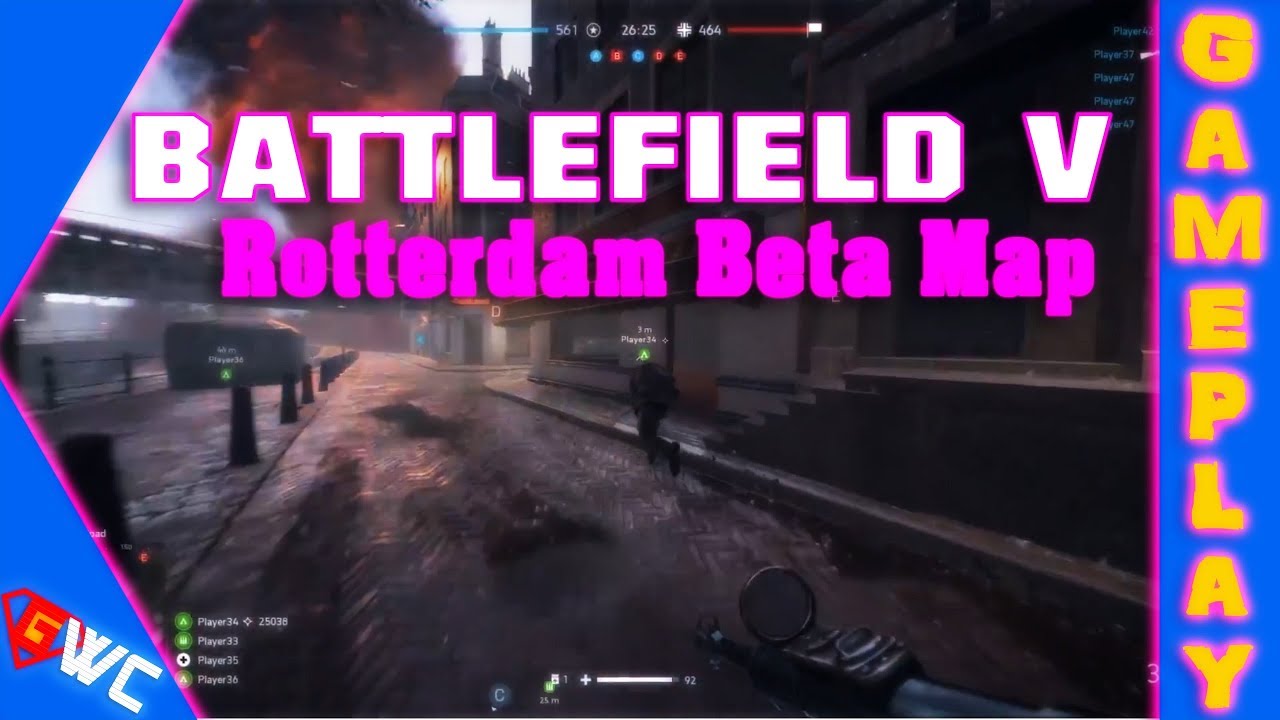 BATTLEFIELD V ROTTERDAM BETA MAP | GAMEPLAY - YouTube