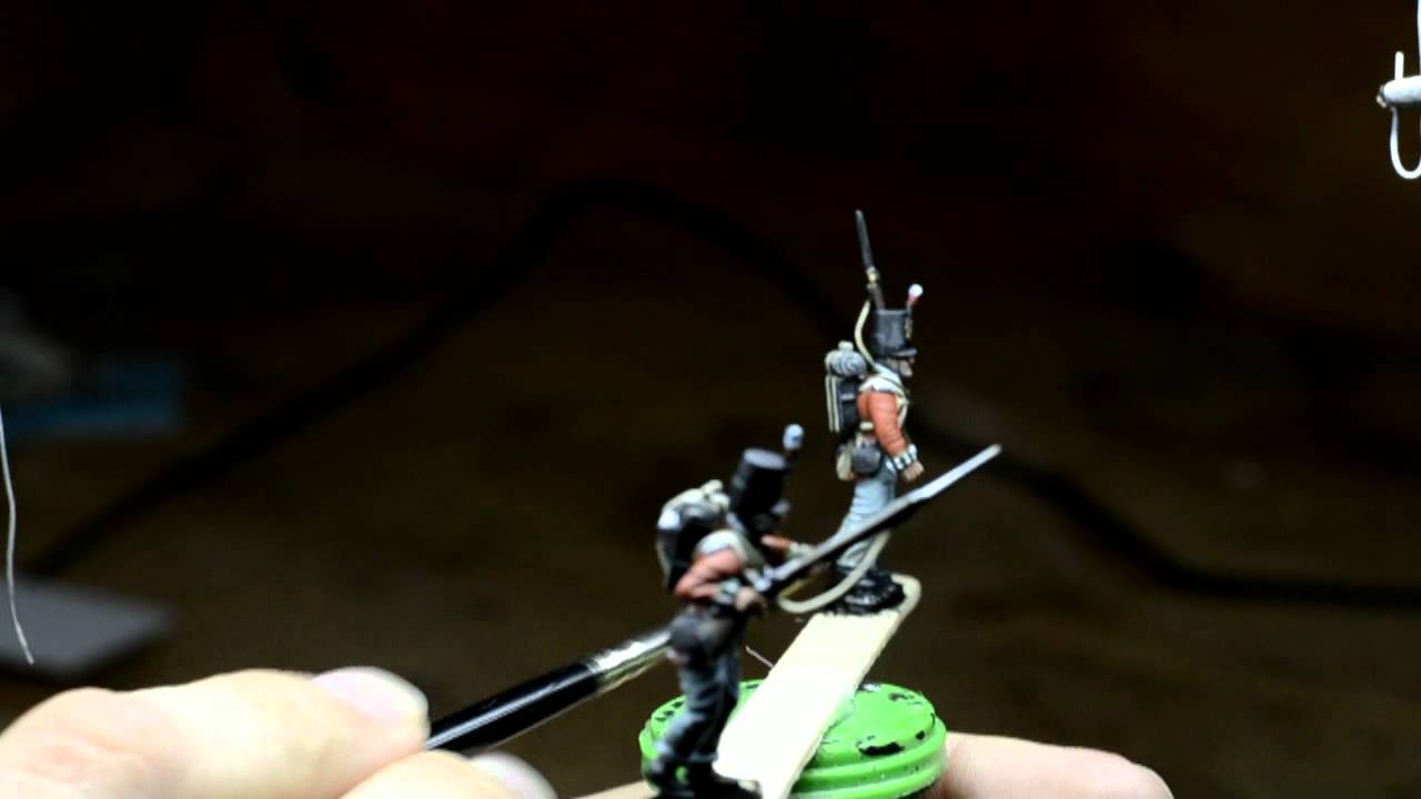 Weathering Wargame Figures - YouTube