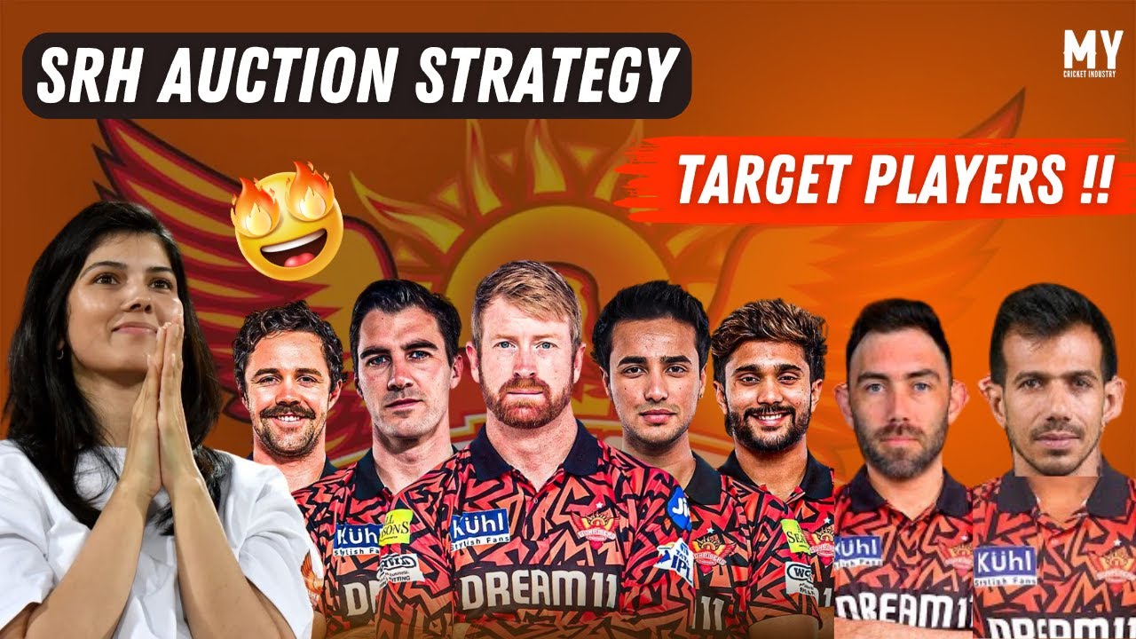 SRH IPL 2025 Target Players | SRH Auction Strategy 2025 | Maxwell in ...