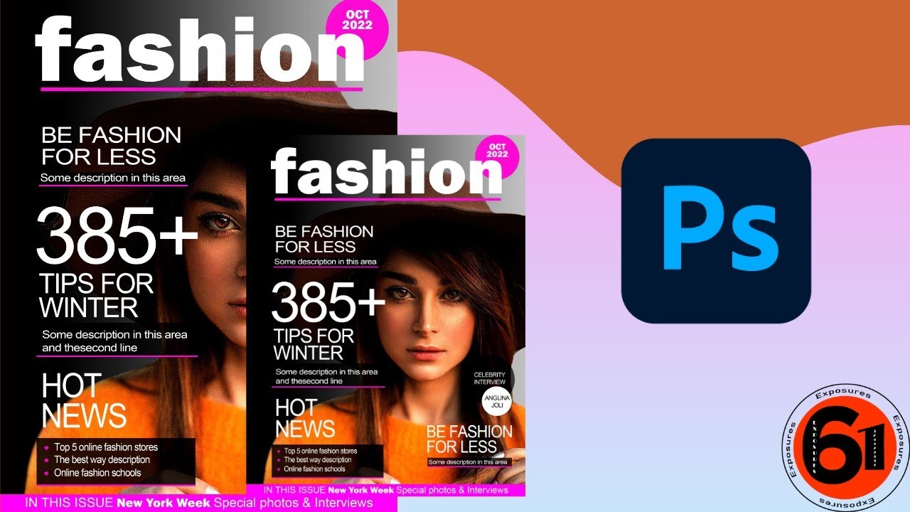 Magazine Cover Design | Magazine Front | First Look | Adobe Photoshop ...