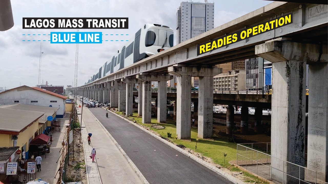 Lagos Mass Transit Blue Line Construction Ramps Up - YouTube