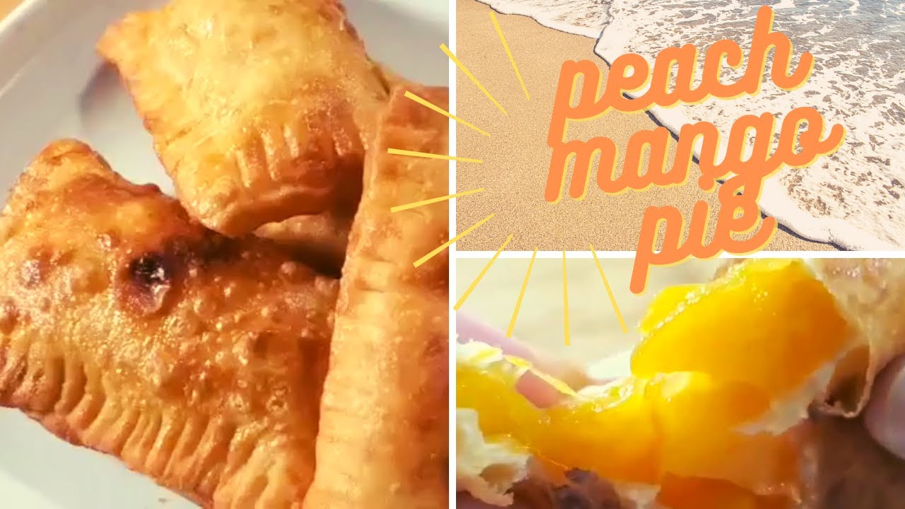 How To Make DELICIOUS Peach Mango Pie - YouTube