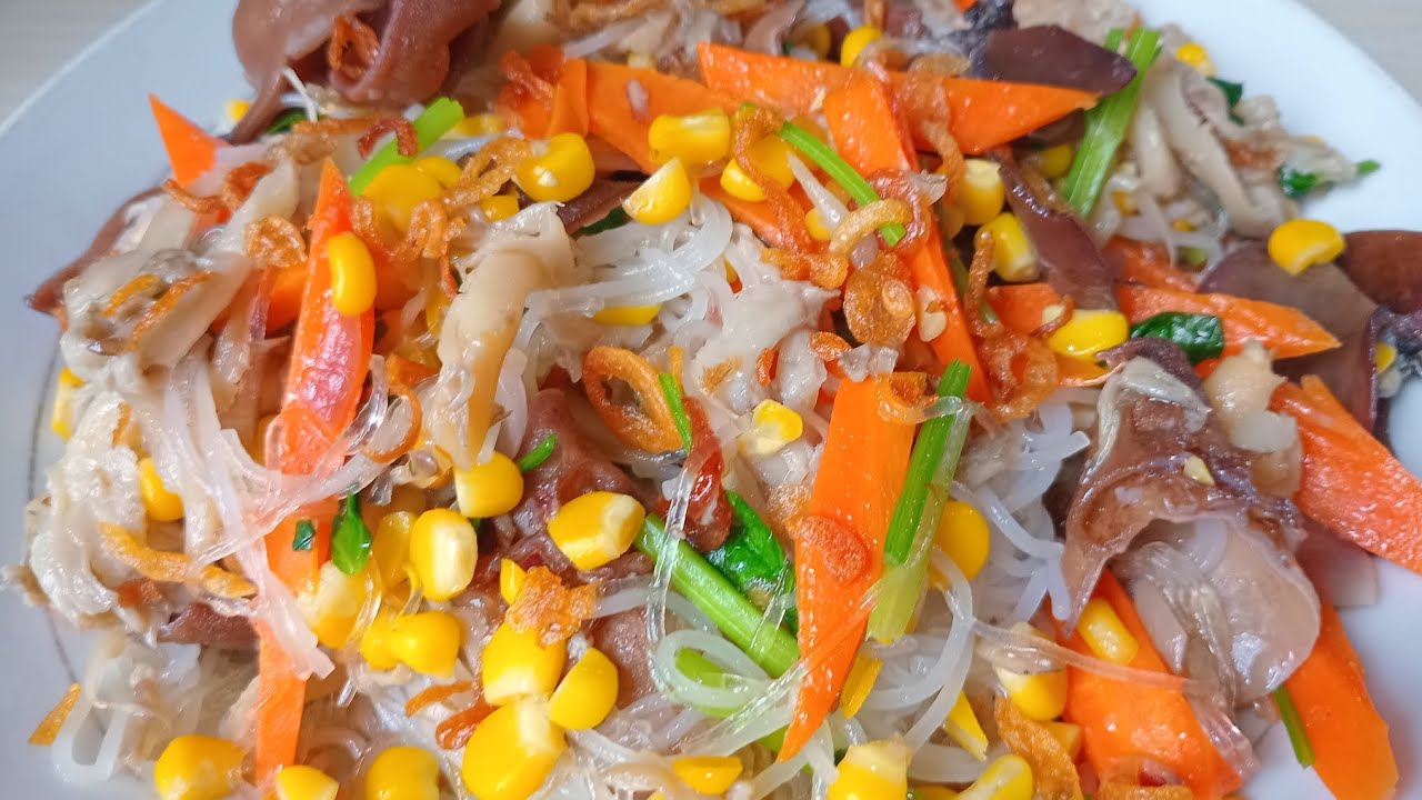 Cách làm Miến xào Thập Cẩm chay,những món chay đơn giản nhanh gọn dễ ...
