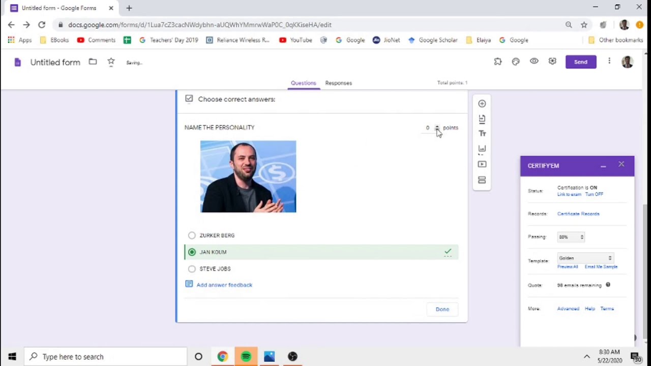 How to generate E-Certificate|Online Quiz|E-Certificate|Research Survey ...
